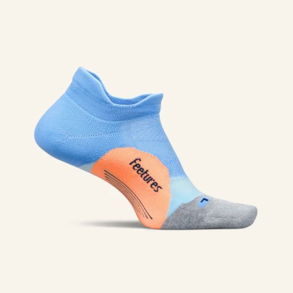 Feetures Elite Socks ( Blue/Orange ) | Hennebery Sports